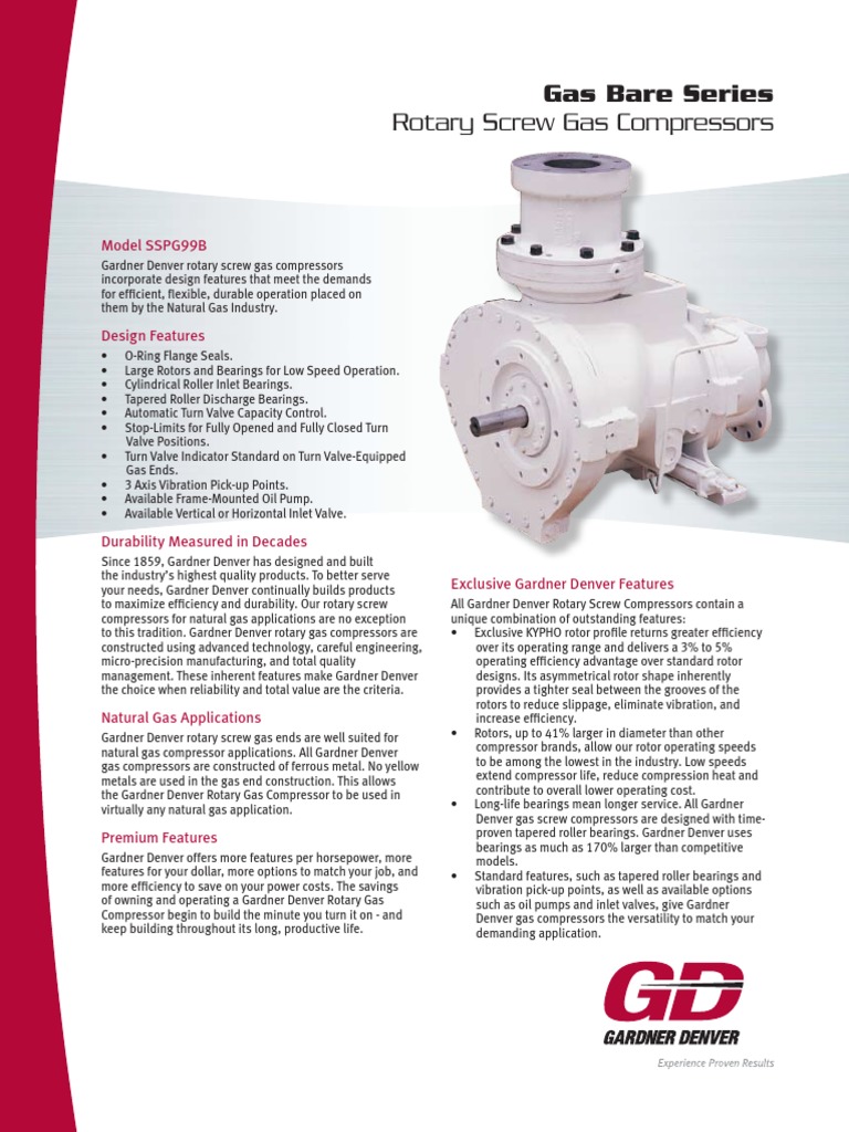 Natural Gas Bare Series SSPG99B | PDF | Mechanical Engineering | Machines