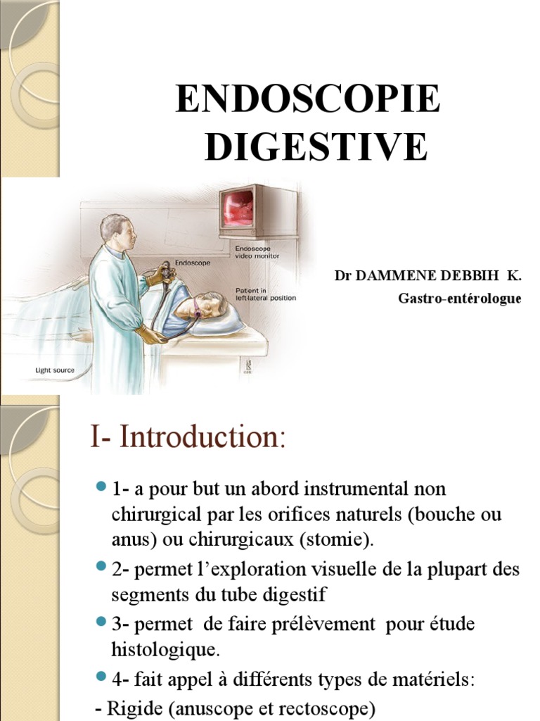 Guide d'Endoscopie Digestive | PDF | Endoscopie | Estomac