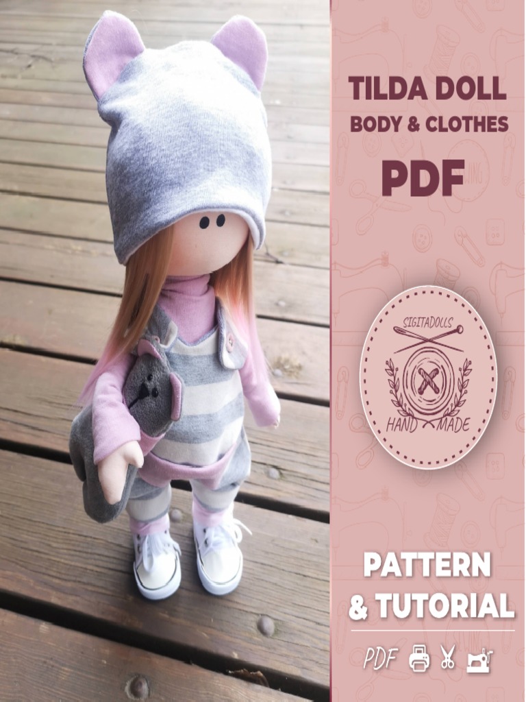 Tilda Doll: Body & Clothes | PDF | Sewing | Trousers