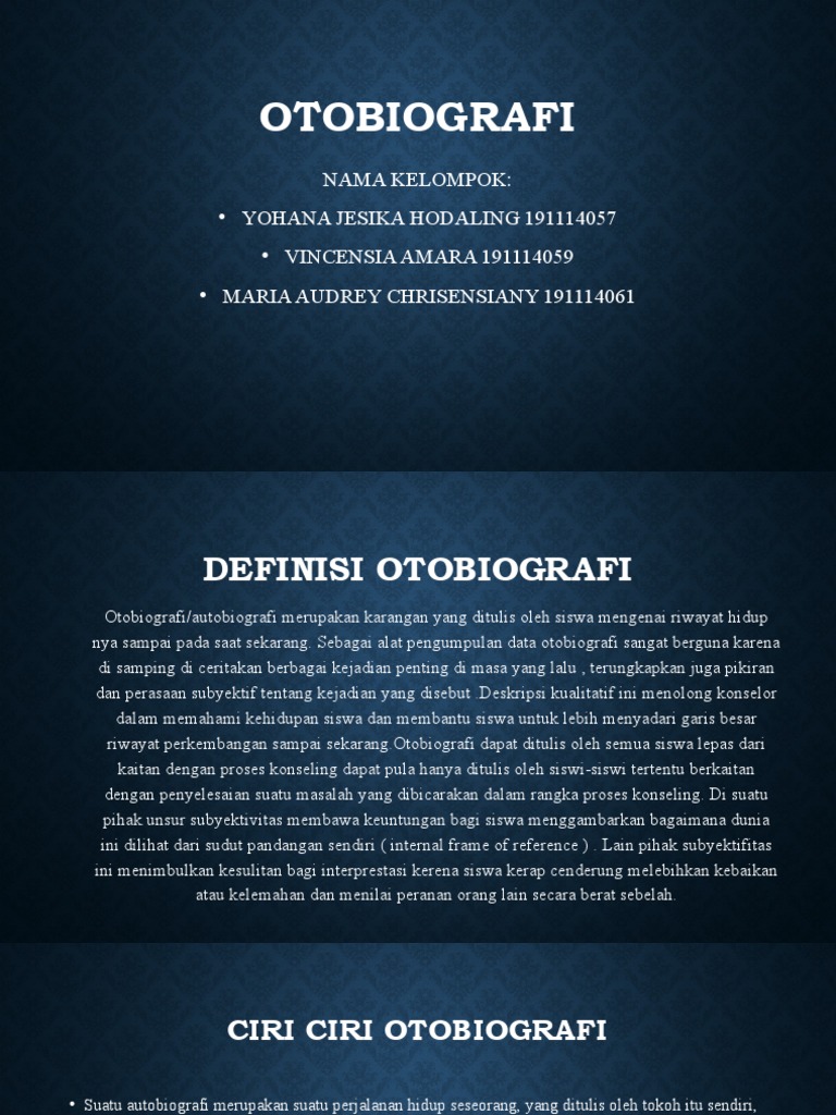 Otobiografi | PDF | Karier & Perkembangan | Sains & Matematika