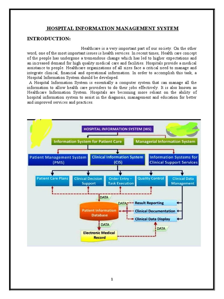 Hospital Information Management System Overview | PDF | Electronic ...