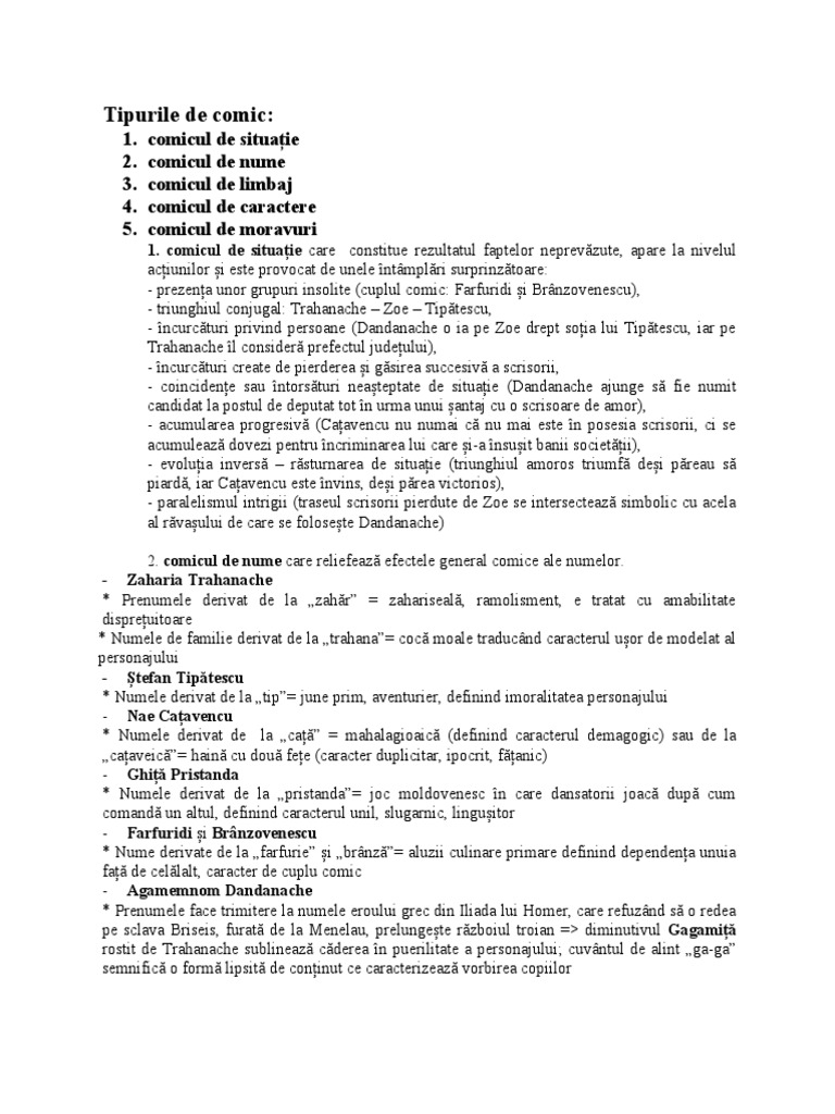 Tipurile de Comic | PDF