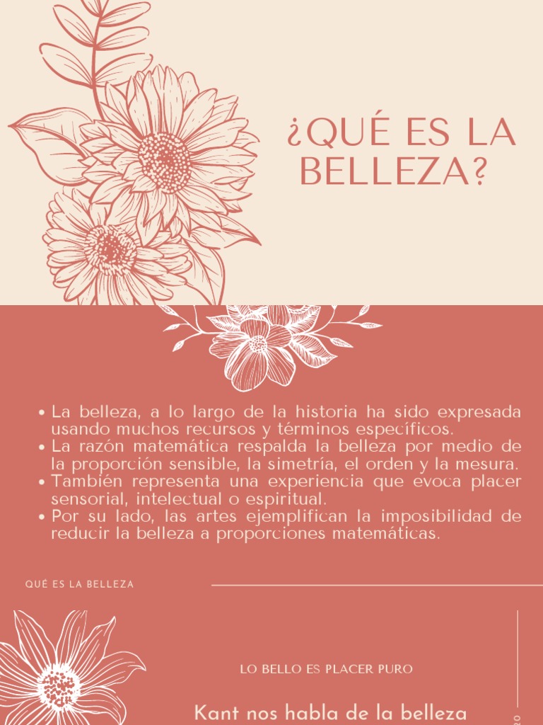 Definición de Belleza y Estética | PDF | Belleza | Amor
