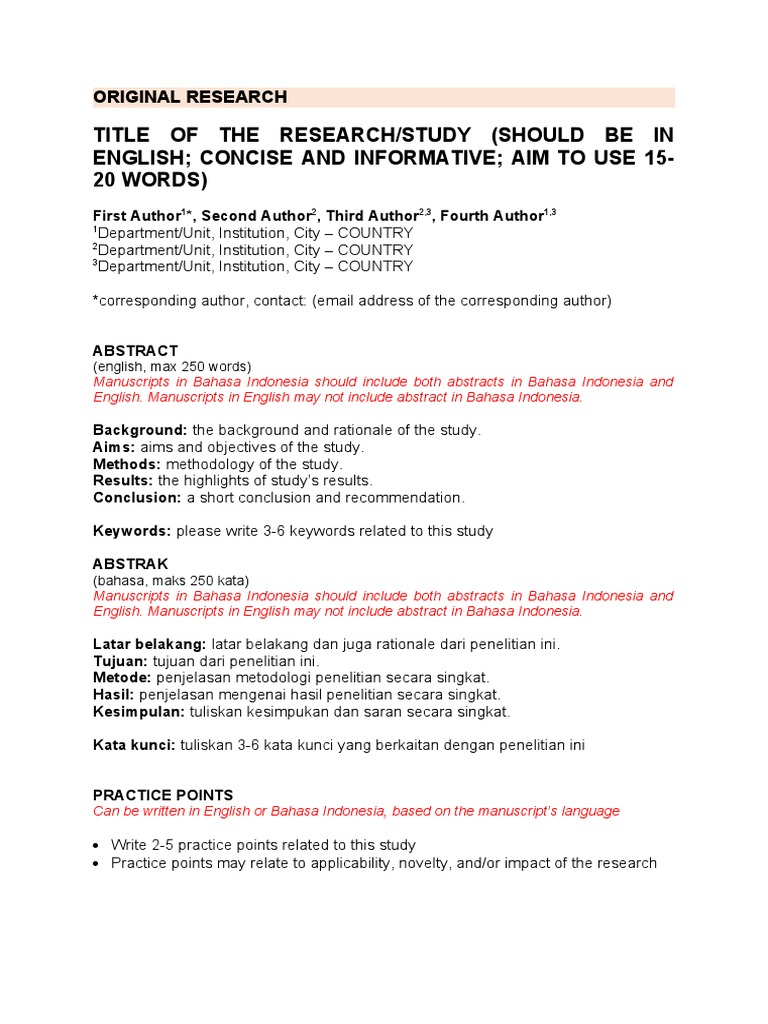 1 - Original Research - Manuscript Template JPKI | PDF | Focus Group ...