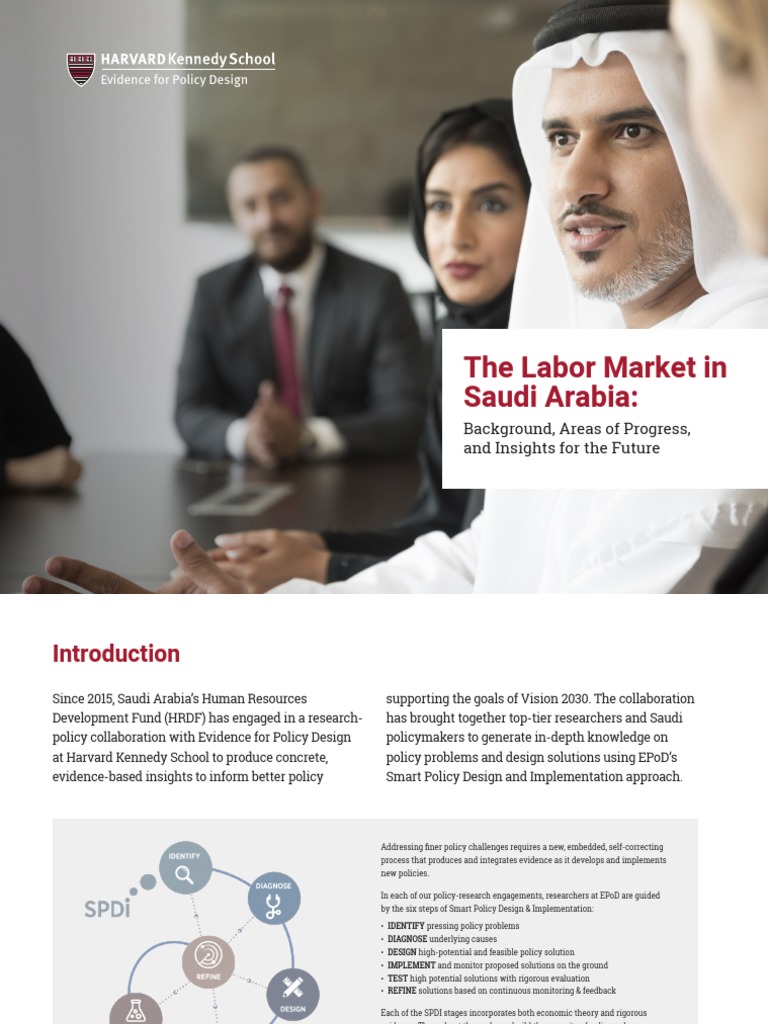 The Labor Market in Saudi Arabia | PDF | Unemployment | Social Science