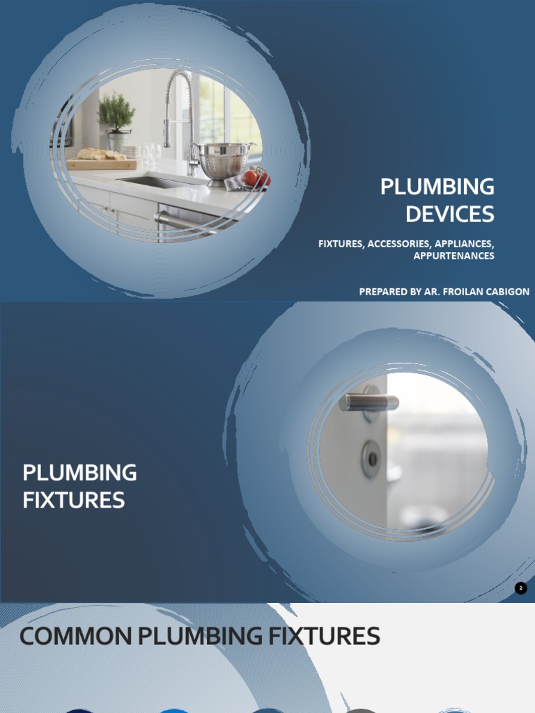 Module 3 - Plumbing Devices | PDF | Toilet | Building Engineering