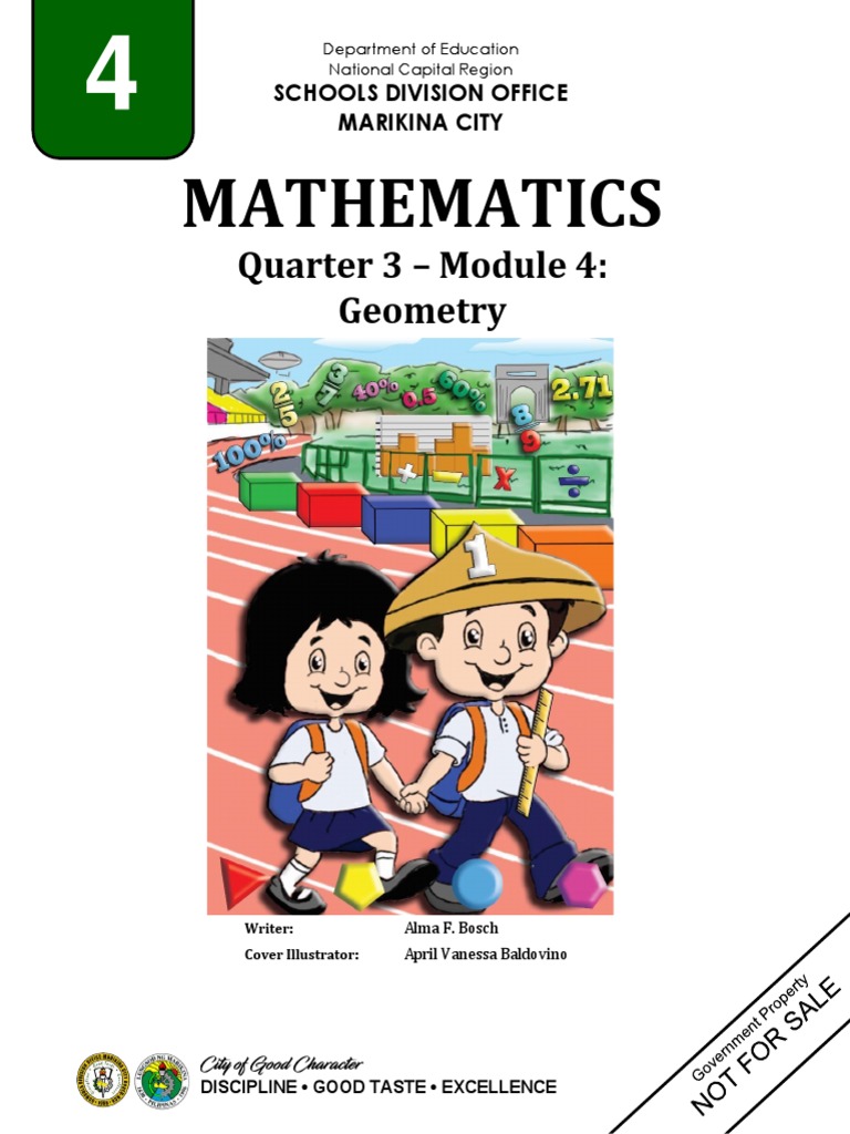 Mathematics: Quarter 3 - Module 4: Geometry | PDF | Rectangle | Triangle