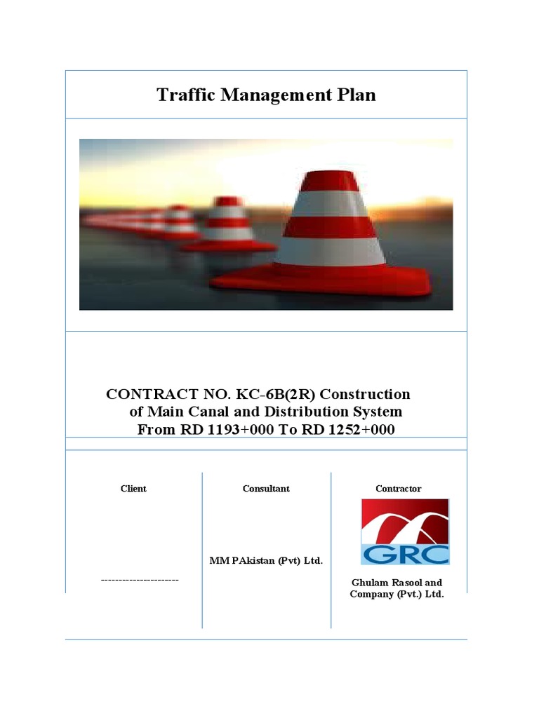 5 - Traffic Management Plan | PDF | Traffic | Road