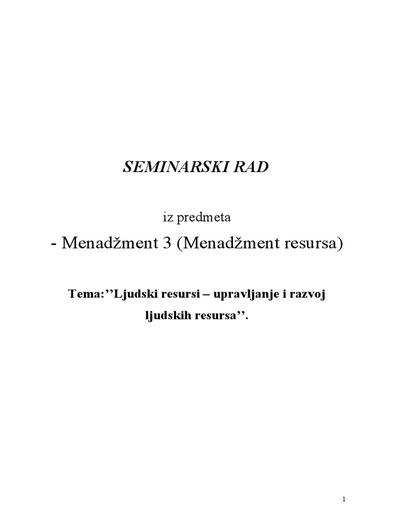 Ljudski Resursi | PDF