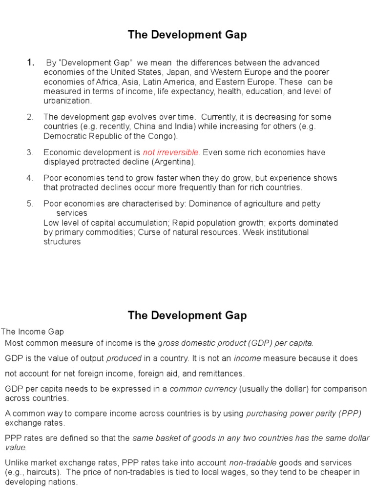 Development Economics 2022 Lecture 2 | PDF | Poverty | Poverty ...