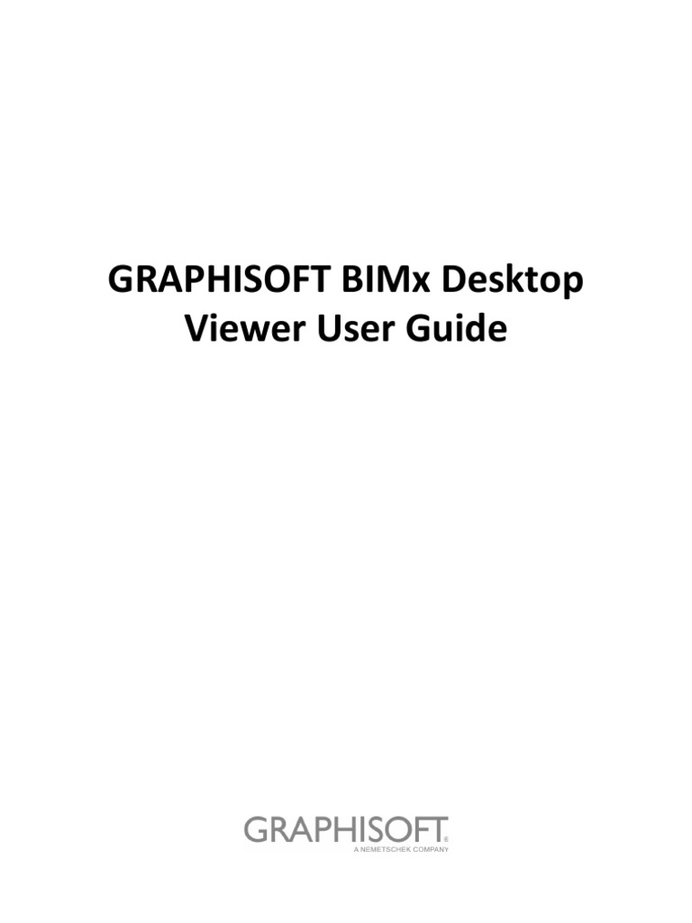 23 BIMx Desktop Viewer User Guide | PDF | Menu (Computing) | Rendering (Computer Graphics)