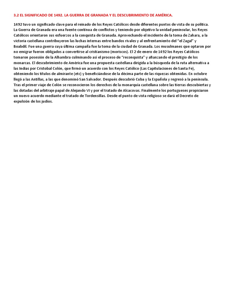 Wuolah-Free-3.2 El Significado de 1492. La Guerra de Granada y El Descubrimiento de América. | PDF