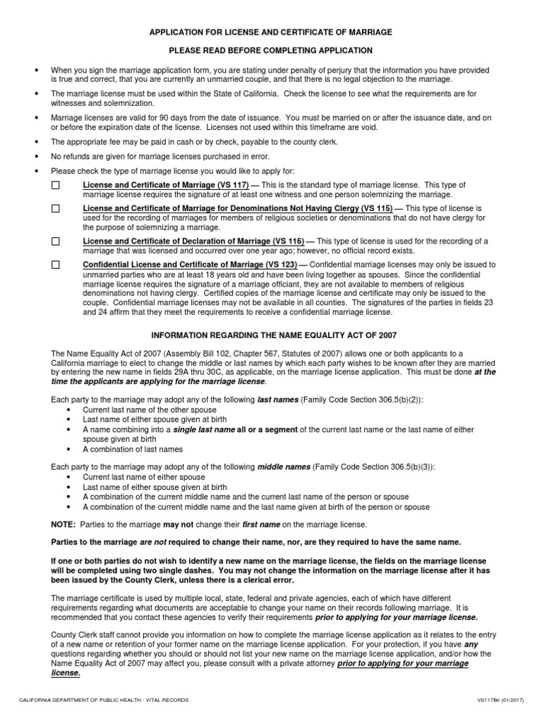 Time The Applicants Are Applying For The Marriage License | PDF ...