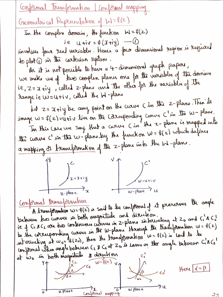 Conformal Mapping, Bilinear Transformation and Elementary Functions. | PDF