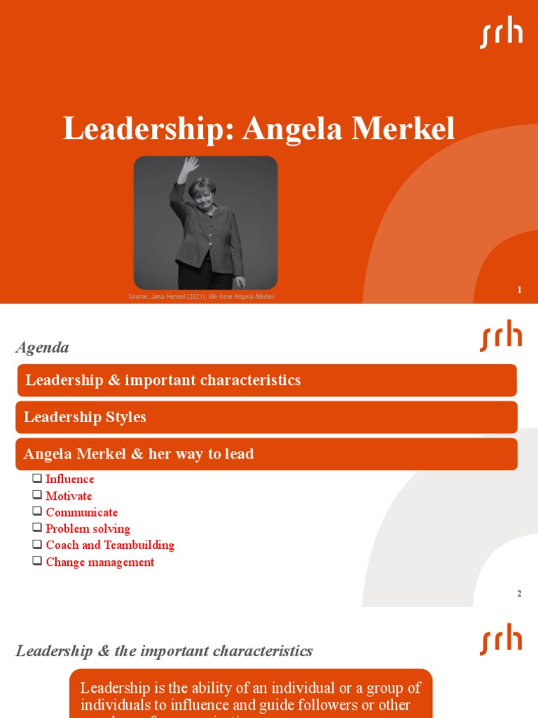 Angela Merkel's Leadership Characteristics | PDF | Leadership | Angela ...