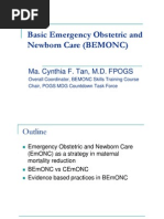 BEmONC and CEmONC | PDF | Maternal Health | Childbirth