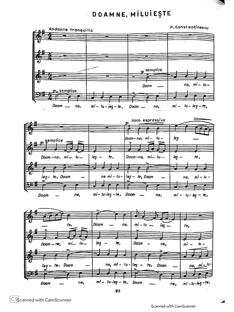 Doamne, Miluieste - P.const | PDF