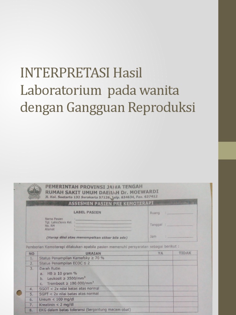 INTERPRETASI Hasil Laboratorium | PDF