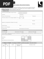 Application For Verification of A License Issued by Caam | PDF ...