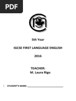 Writer's Effects - IGCSE | PDF | Phrase | Perception