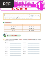 Ficha Hiatos y Diptongos | PDF | Fonética | Voz humana