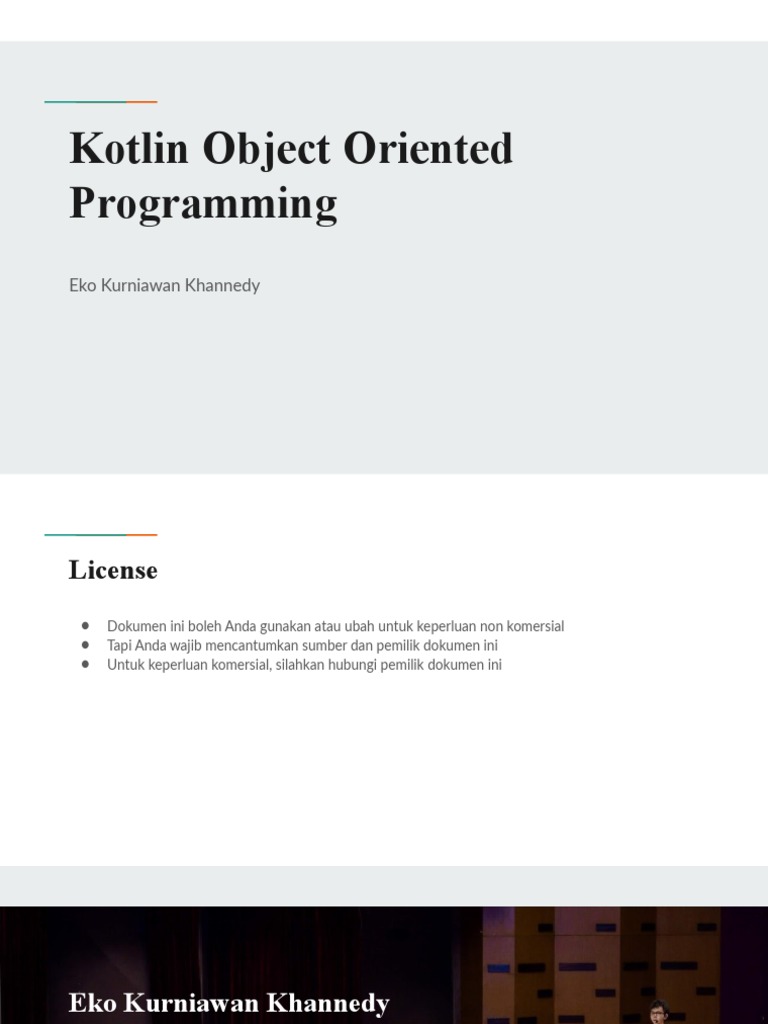 Kotlin Object Oriented Programming - Programmer Zaman Now | PDF Kotlin Object Oriented Programming - Programmer Zaman Now | PDF