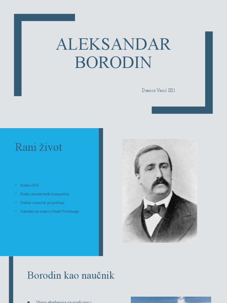 Aleksandar Borodin | PDF