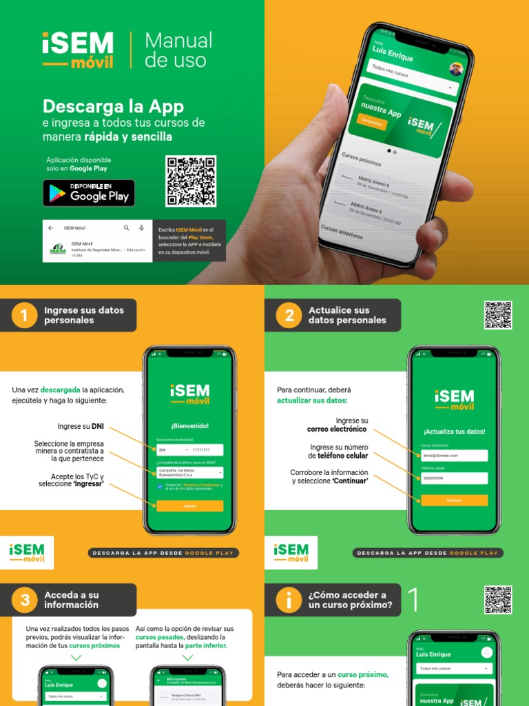 Manual Isem Móvil | PDF | Aplicación movil | Google Play