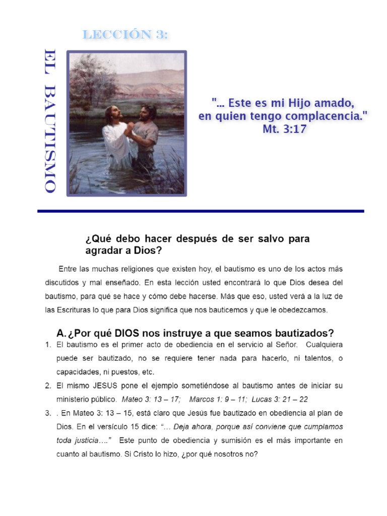 Qué Debo Hacer Después de Ser Salvo para Agradar A Dios - PDF Descargar Libre | PDF