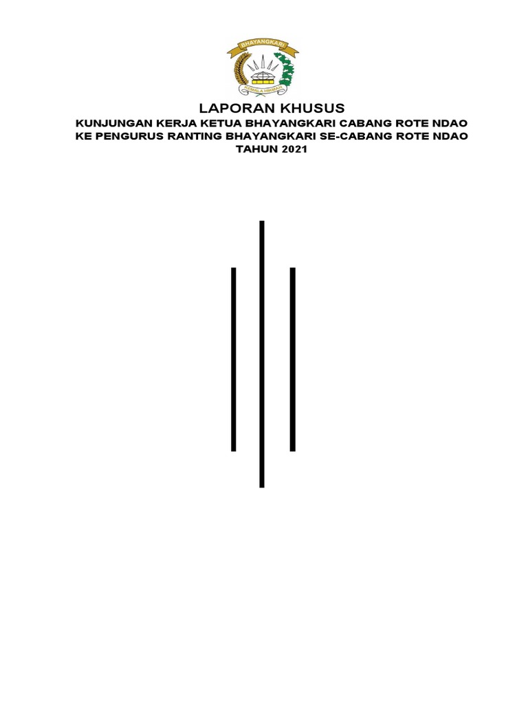 Laporan Khusus Kunker - Ok | PDF