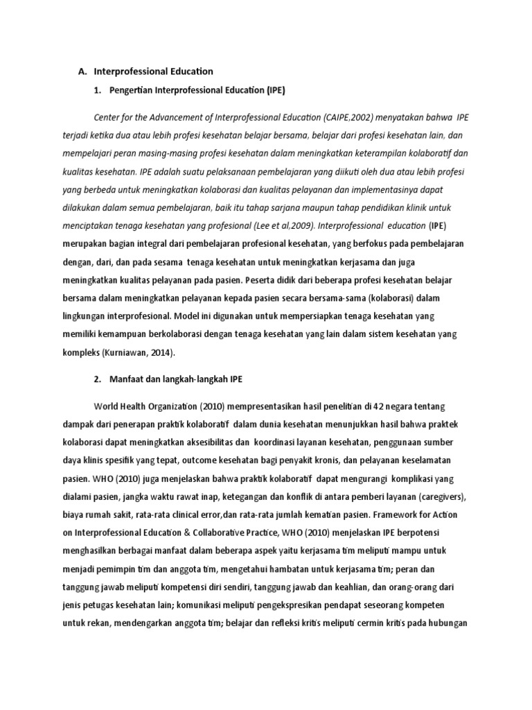 Teori IPE & IPC | PDF