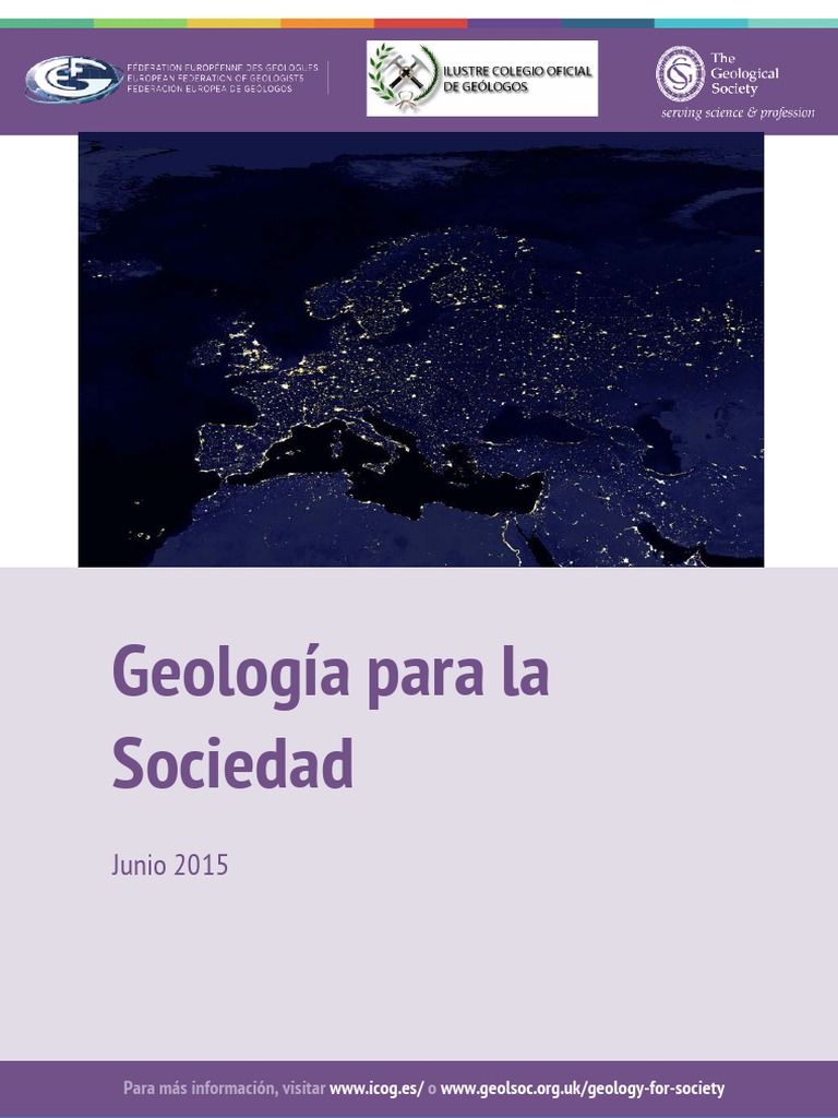 Geology For Society Spanish | PDF | Agua subterránea | Agua