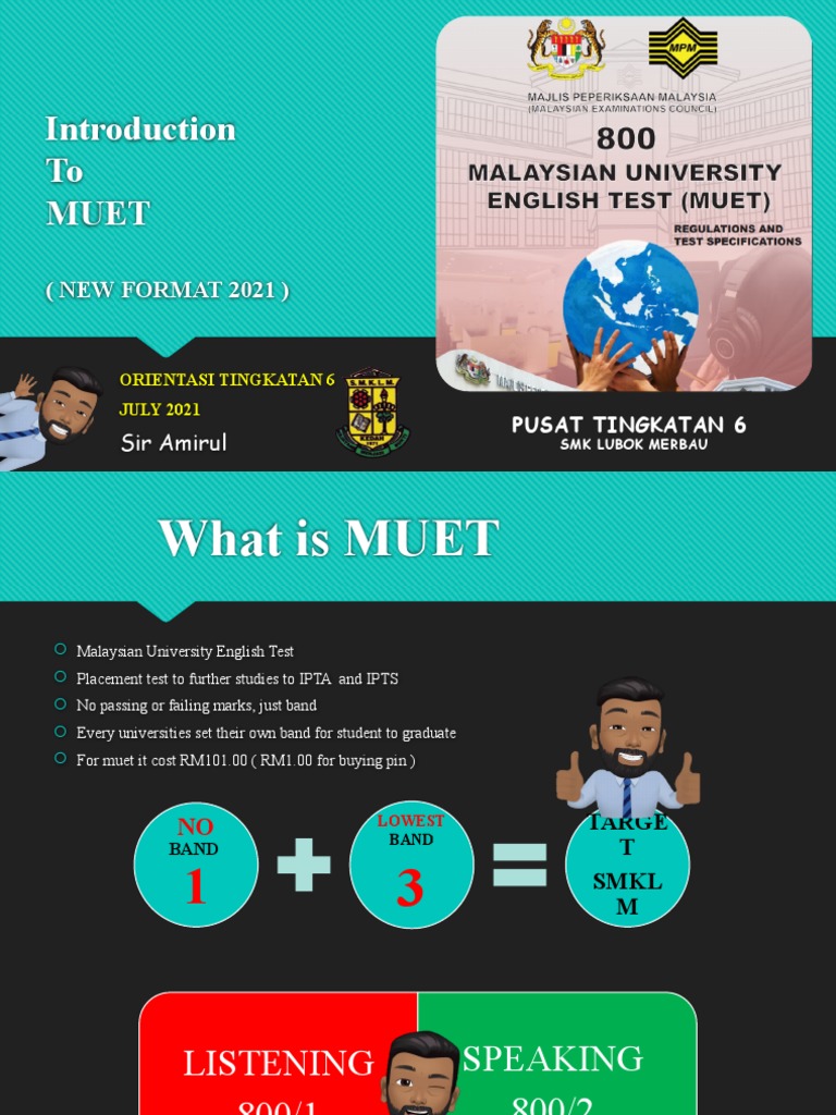 Introduction To MUET 2021 | PDF | Test (Assessment) | Educational ...