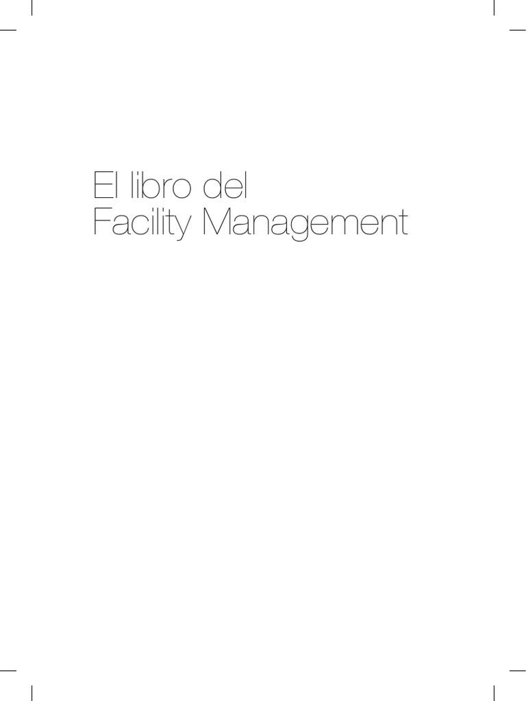 El Libro Del Facility Management | PDF | Responsabilidad social ...