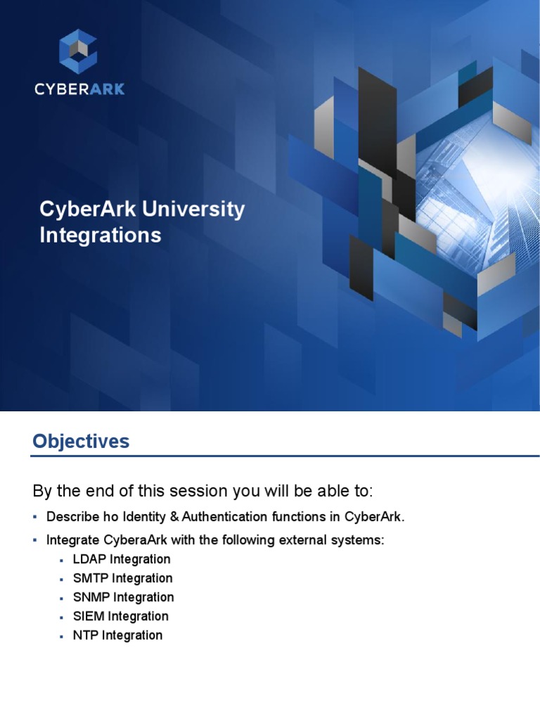 CyberArk Integration Overview Guide | PDF | Password | Computer Engineering
