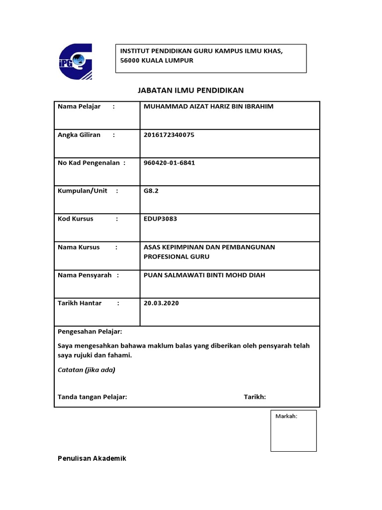 Edup Penulisan Akademik | PDF