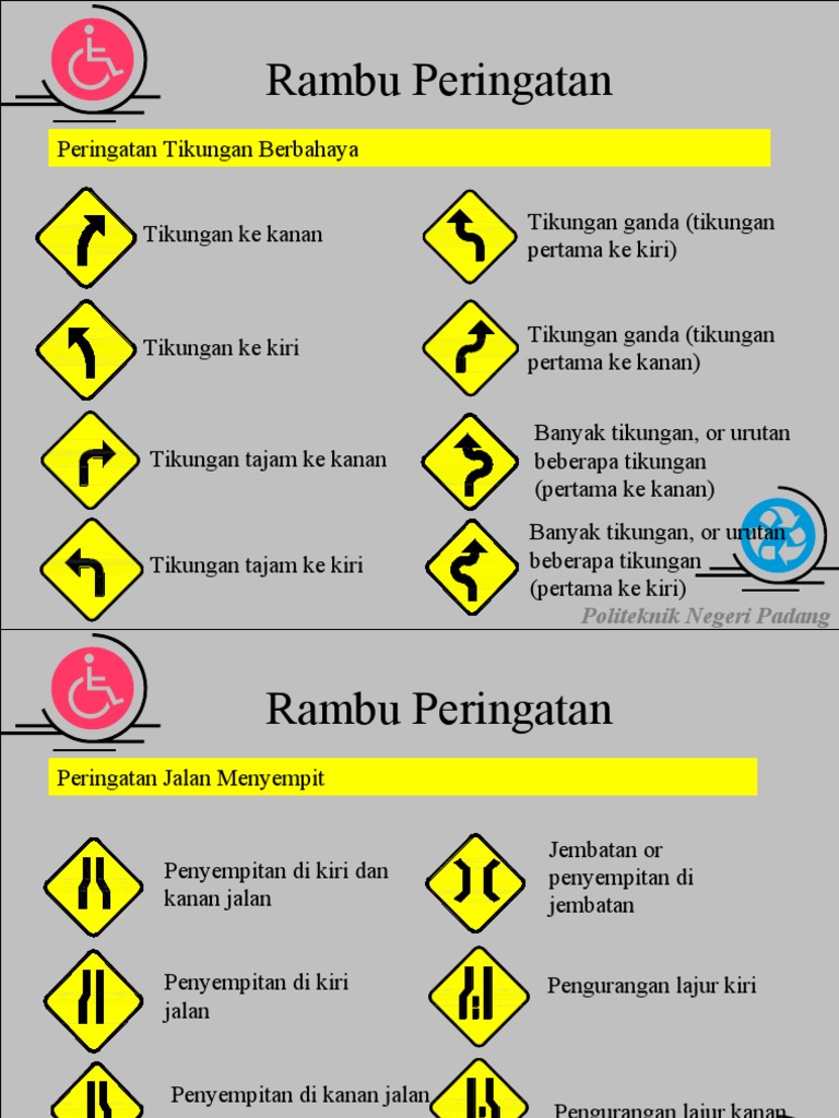 Rambu Peringatan | PDF