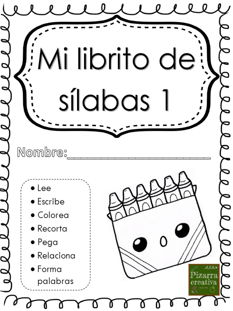 Mi Librito de Sílabas 1 B | PDF