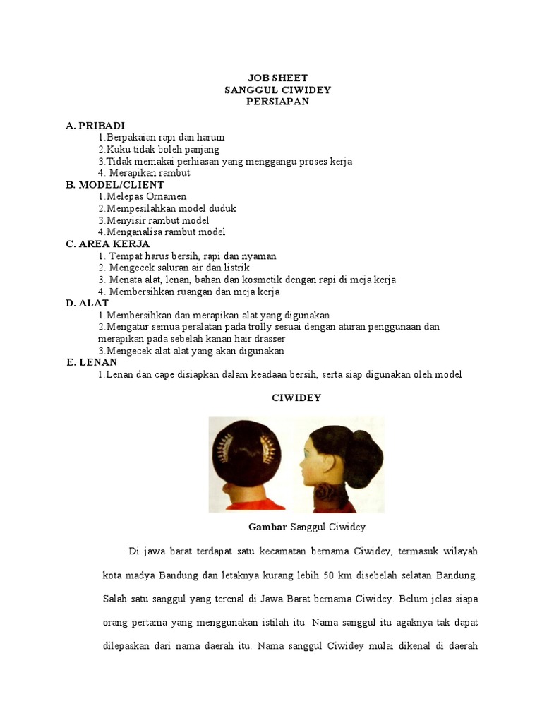 Sanggul Ciwidey | PDF