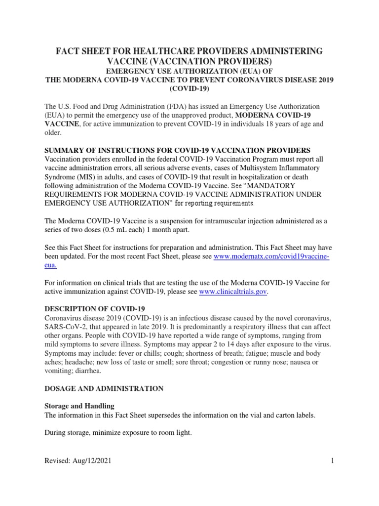 Eua Fact Sheet Providers | PDF | Medicine | Diseases And Disorders