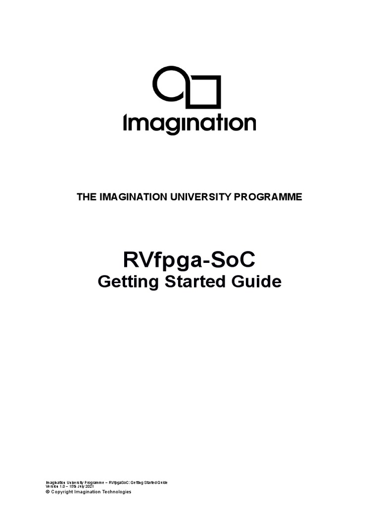 Rvfpga-Soc: Getting Started Guide | PDF | System On A Chip | Operating System