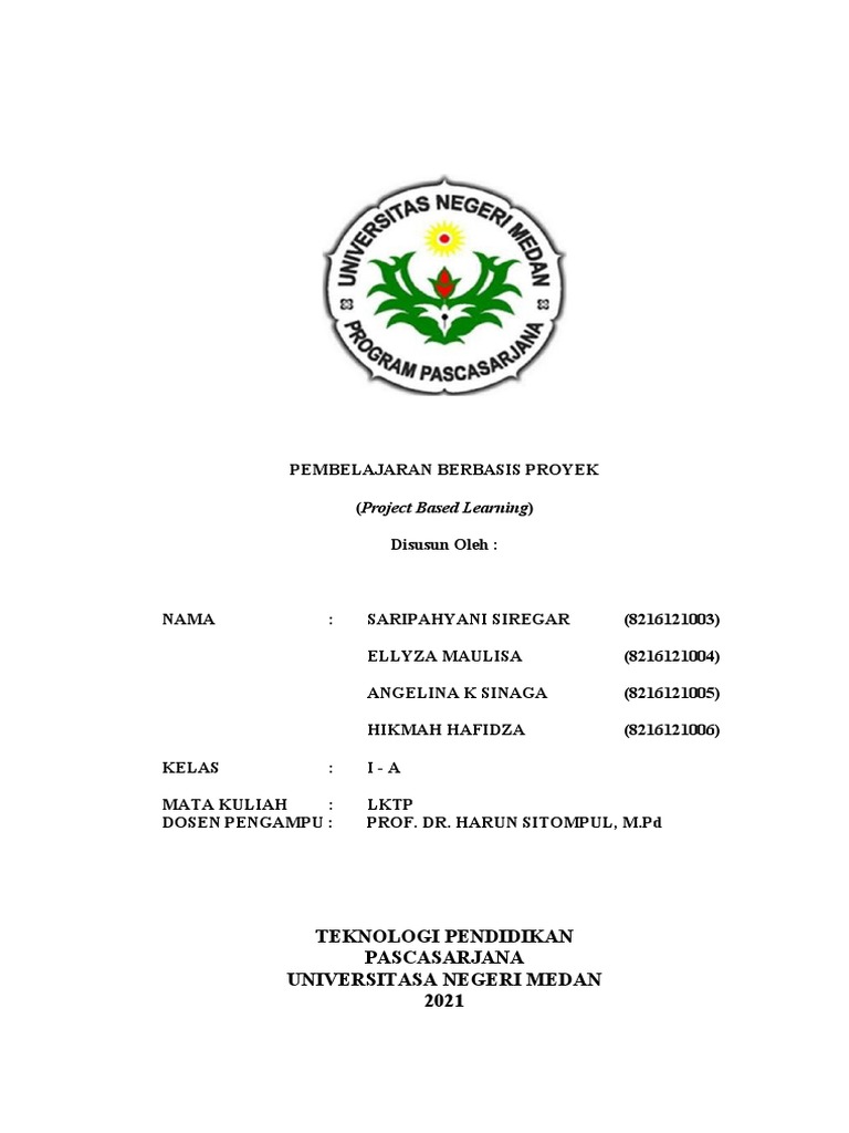 Tugas Project Based Learning | PDF