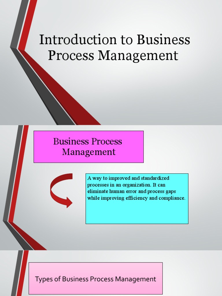 Introduction - To - Business - Process - Management - POWERPOINT Group ...