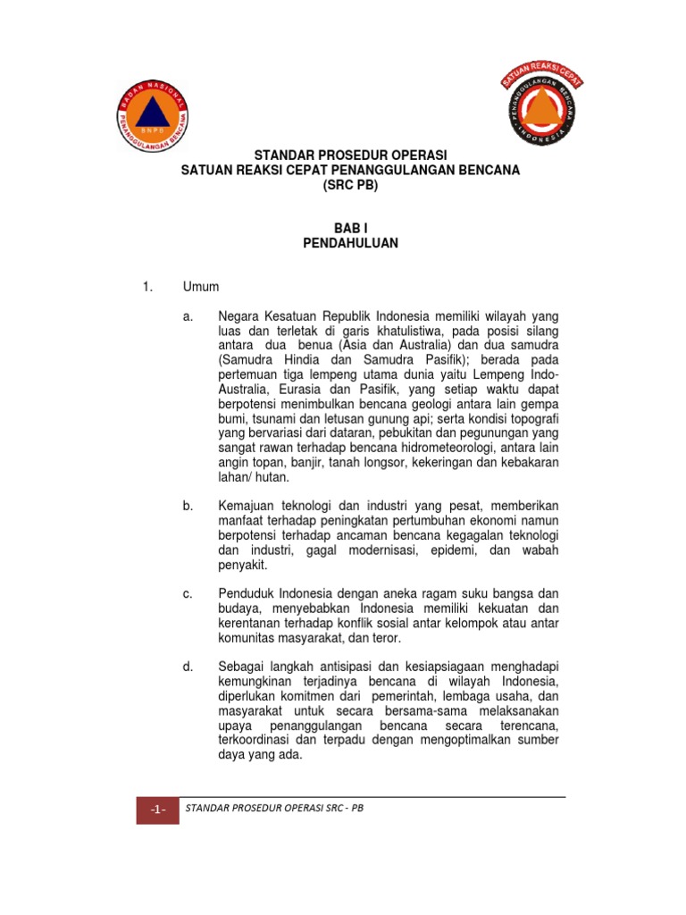 Final Sop SRC PB | PDF