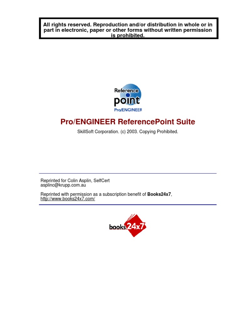 (ProE) 101.creating Solid Models in Pro Engineer and Generating Their ...