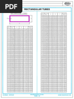 Square Tube Sizes and Types Chart | PDF