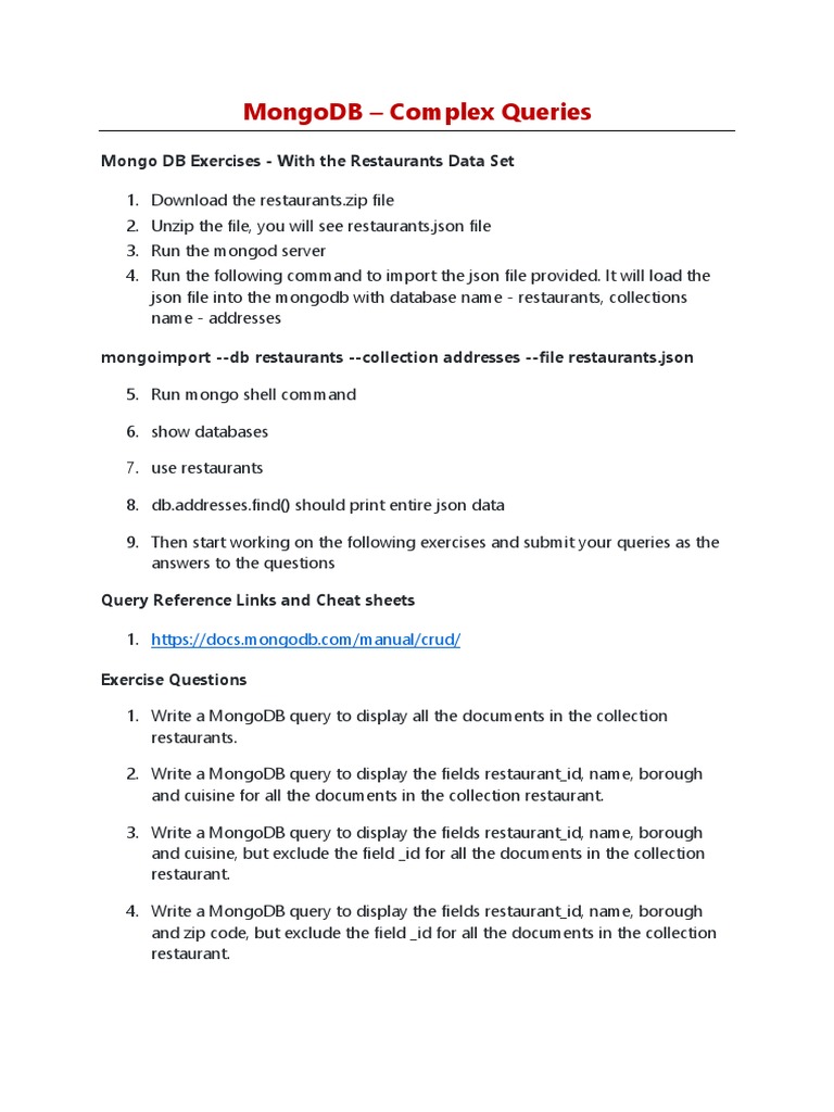 Mongodb Assignment 3 Pdf Mongo Db Computer Science 