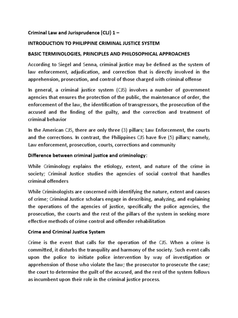 CLJ 1 - PCJS | PDF | Prosecutor | Arrest