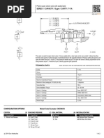Solenoid Pilot Operated Servo Valve: Features | PDF | Valve | Flow Measurement