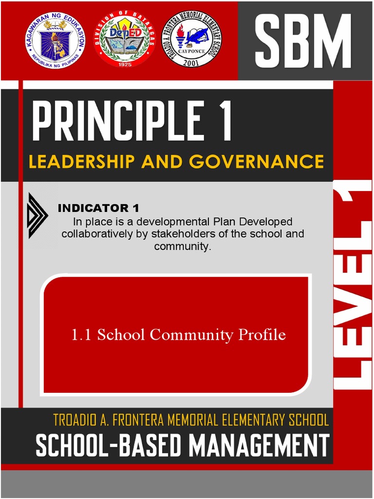 Principle 1 Level 1 | PDF | Community | Leadership